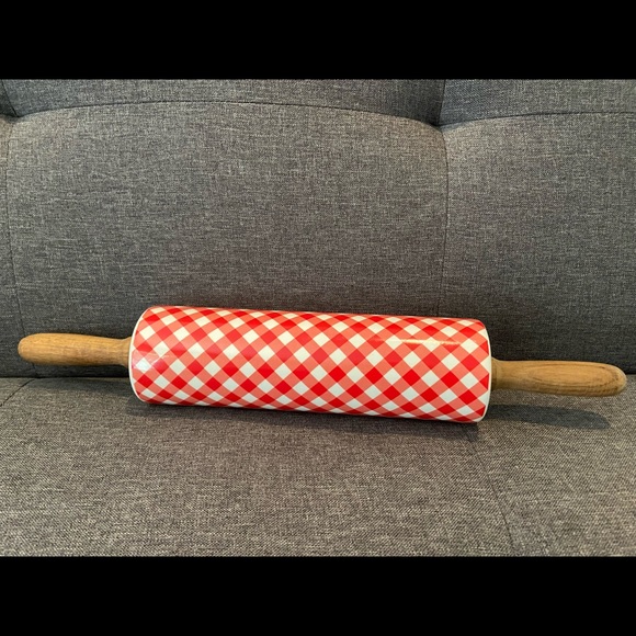 The Pioneer Woman | Dining | Pioneer Women Charming Check Rolling Pin ...